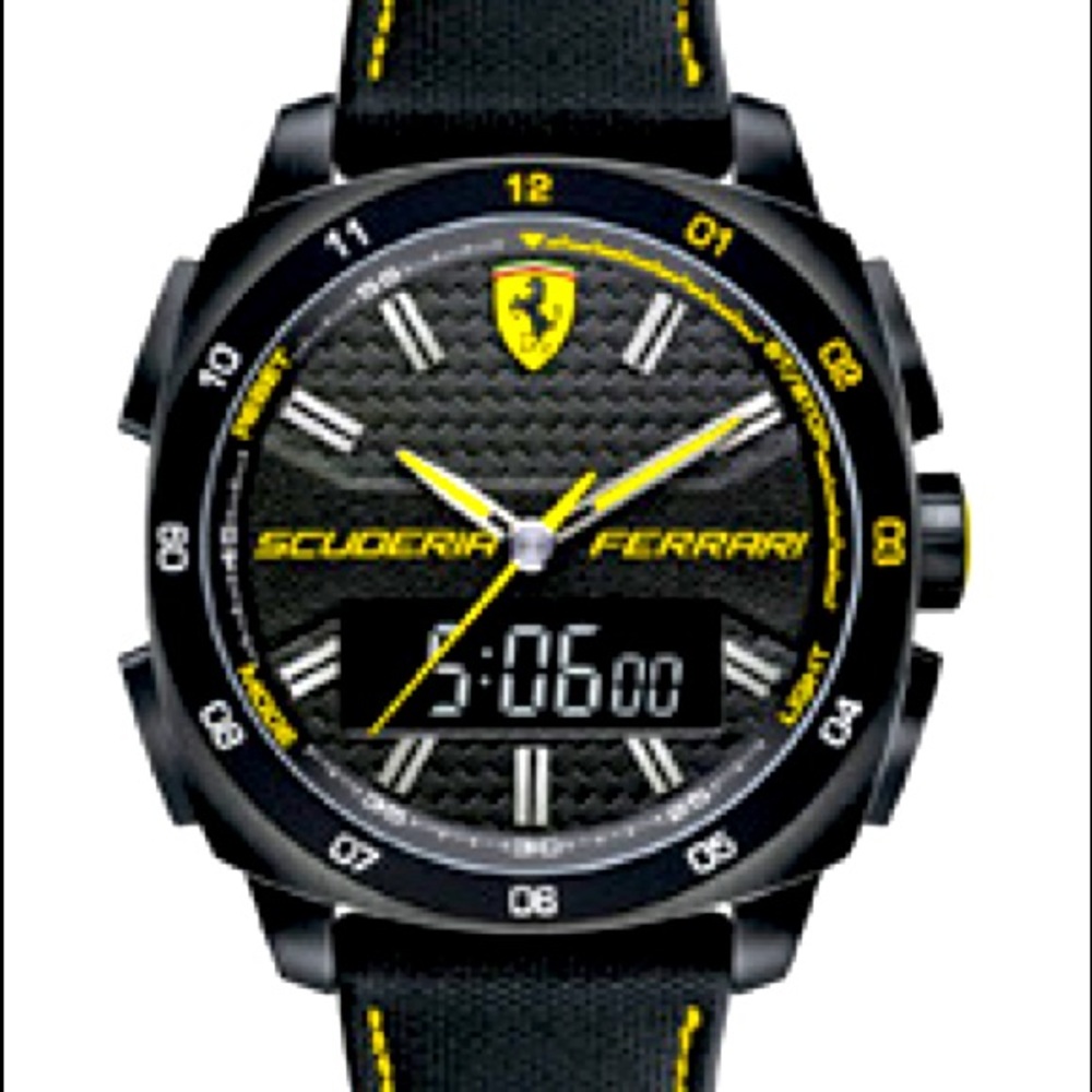 Scuderia Ferrari Mens Watch Yellow /Black - Gem